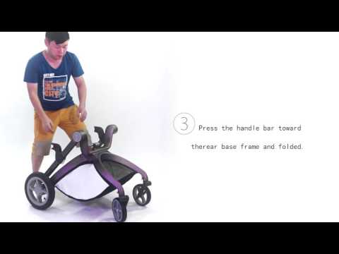 HOT MOM  Baby Stroller folding operation video 1