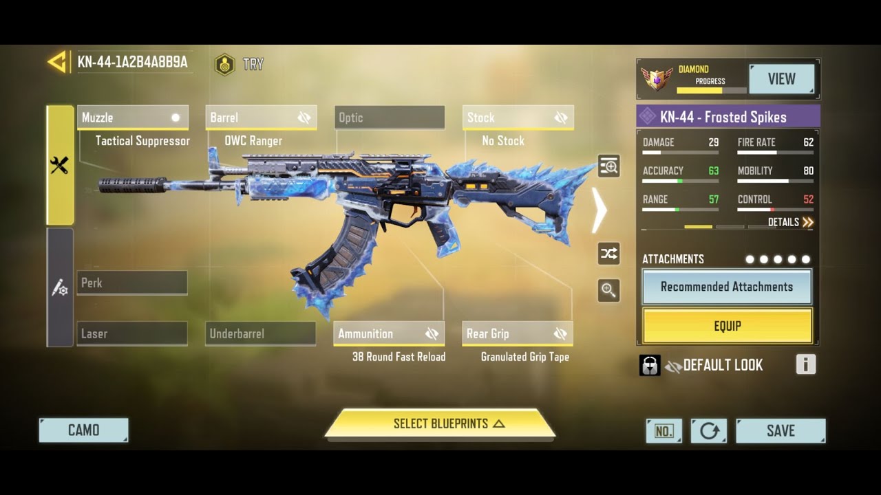 CODM - Using the KN-44 Recommended Attachments to win a Ranked Match ...