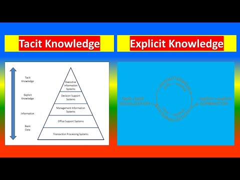 Tacit Knowledge Vs. Explicit Knowledge - YouTube