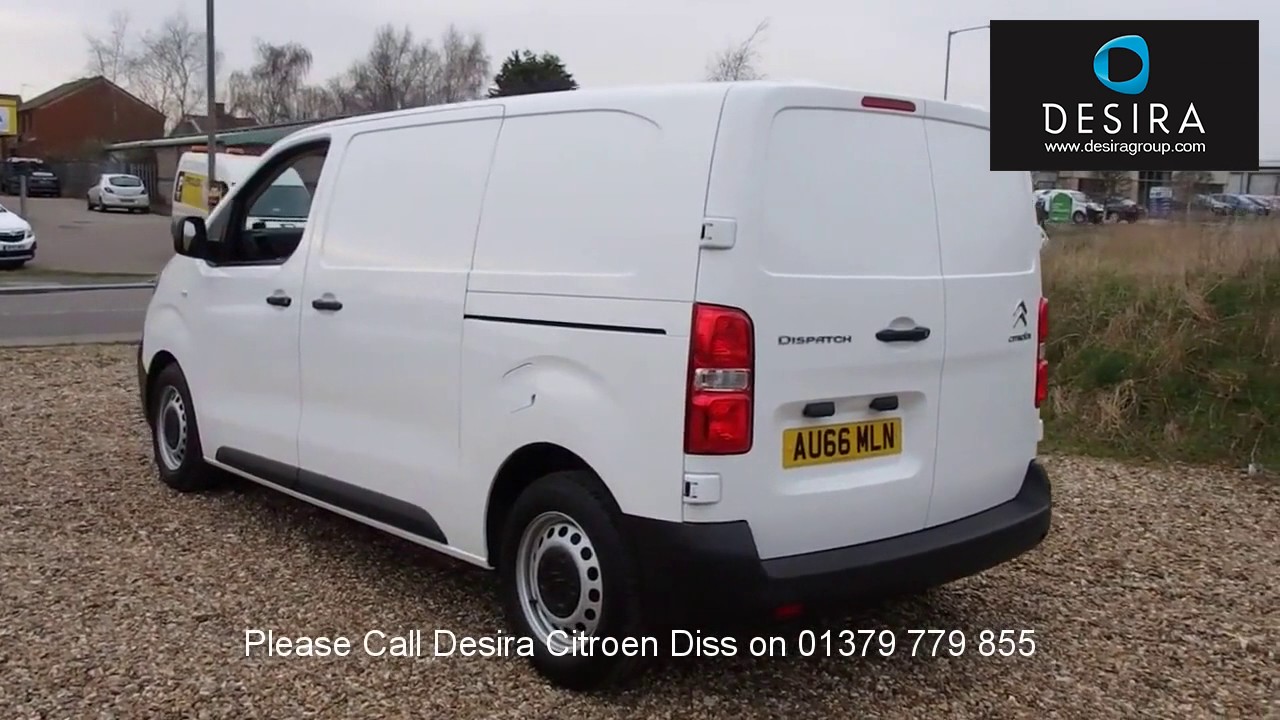 AU66MLN Citroen Dispatch M Diesel 1.6l DESIRA DISS CITROEN - YouTube