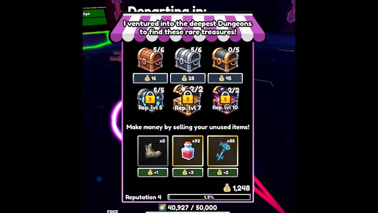 Traveling Merchant and Super Cow Rift Keys - Roblox Dungeon RNG - YouTube