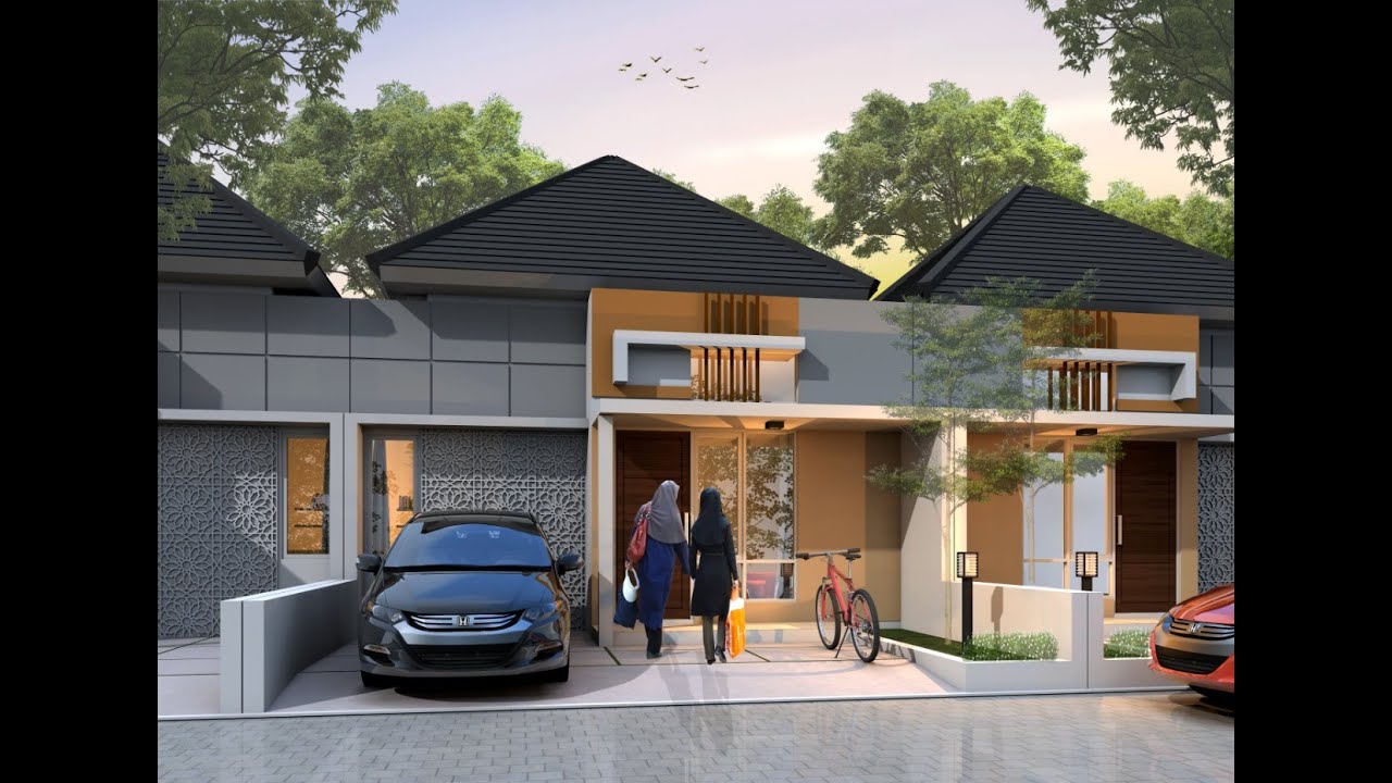 HOME TOUR: RUMAH CONTOH TYPE 36/75 - YouTube