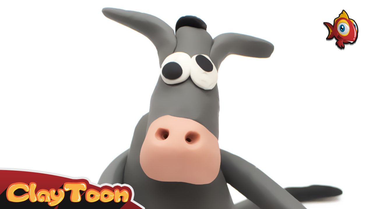 "Eeyore" Donkey | Polymer clay tutorial - YouTube