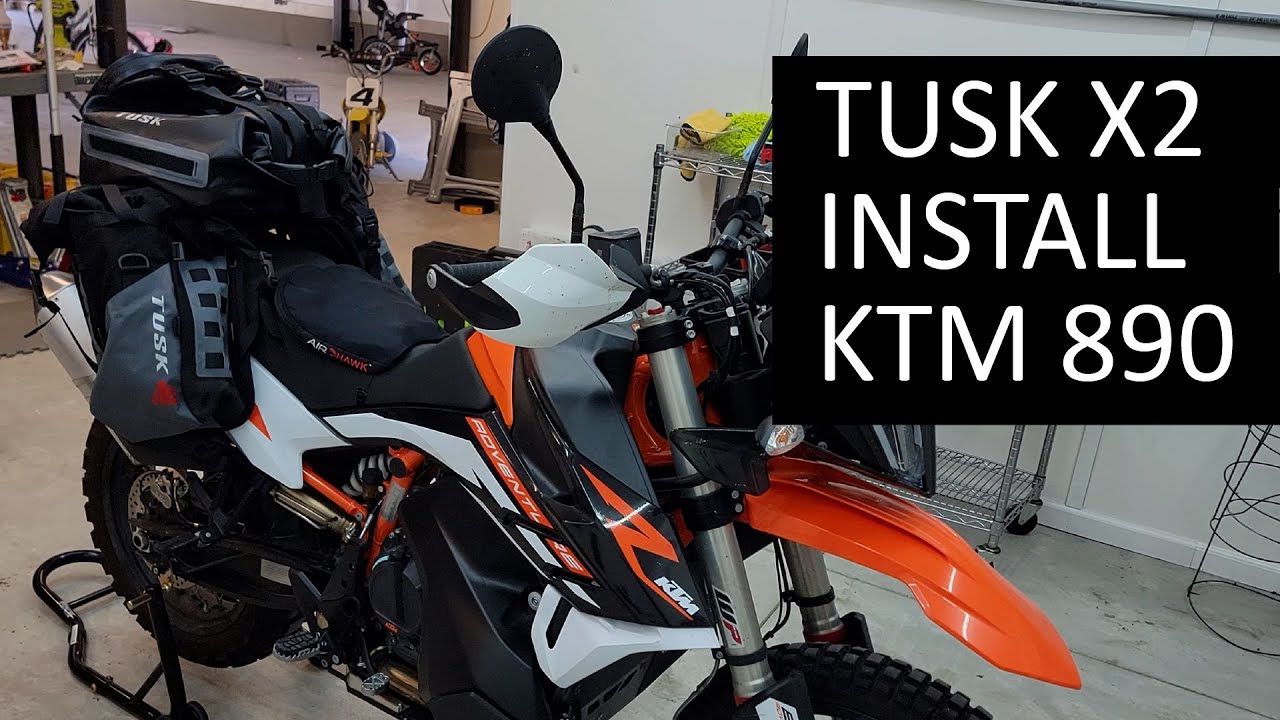 Tusk Highland X2 Unboxing and Install on a 2021 KTM 890 Adventure R ...