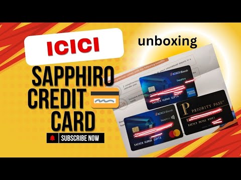 ICICI Sapphiro Credit 💳 card - YouTube