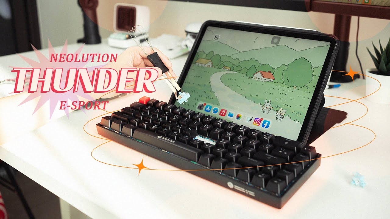 รีวิว Neolution E-Sport Thunder คีย์บอร์ด 65% แบรนด์คนไทย! รองรับ ...