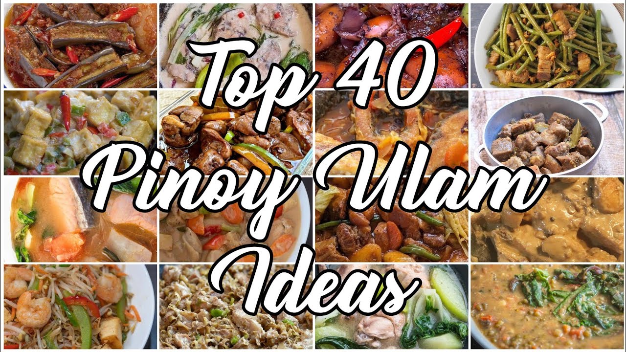 ᥫ᭡ TOP 40 PINOY ULAM IDEAS 2024 LIST | 2024 ULAM UPDATE - YouTube