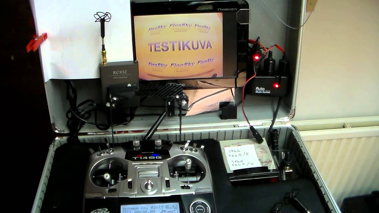 5.8GHz FPV RX antenna with integrated 2.4GHz interference filter - YouTube