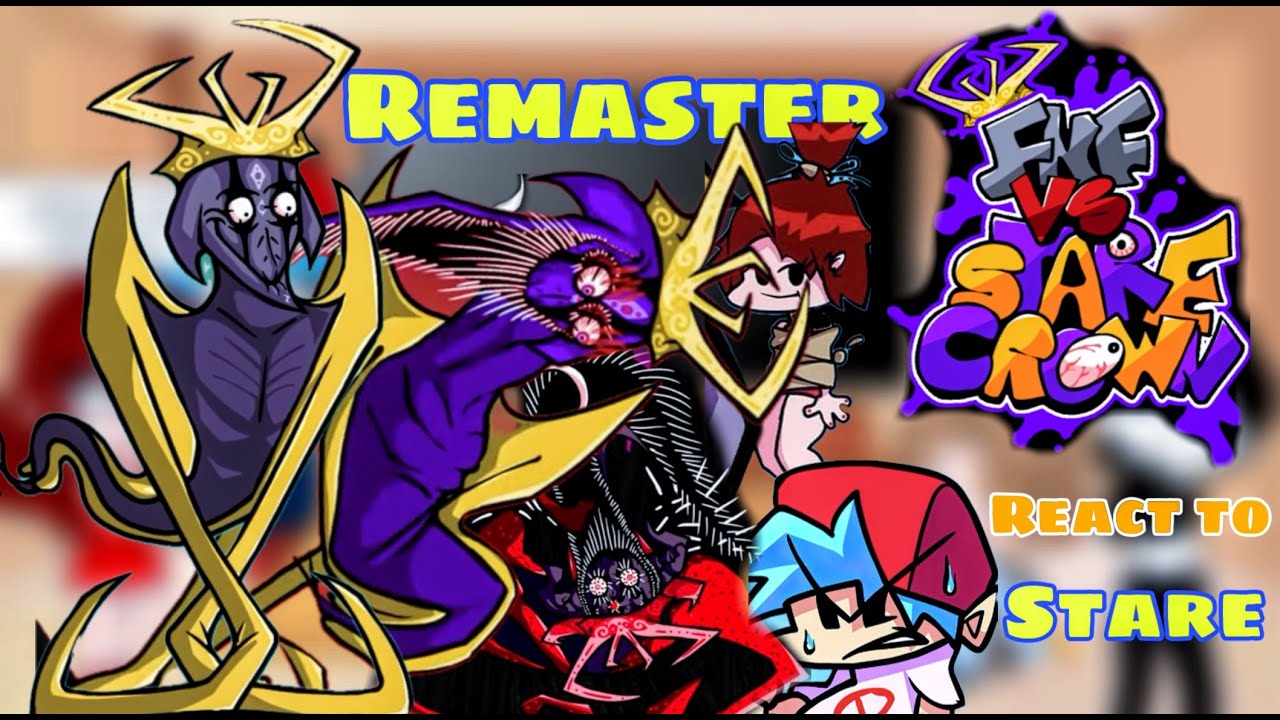 Starecrown || Fnf React To Definitive Edition FULL WEEK + Cutscenes ...