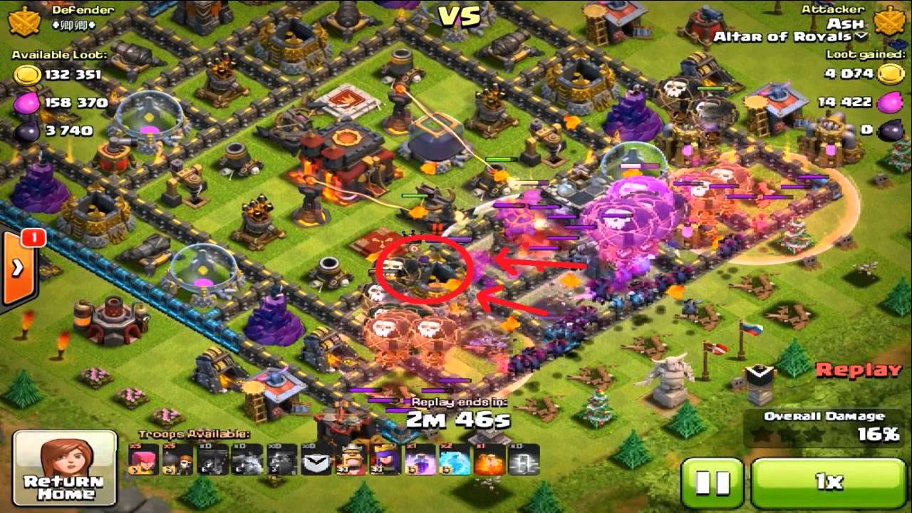 Clash of Clans - Haste Spell with LavaLoon #2 - YouTube