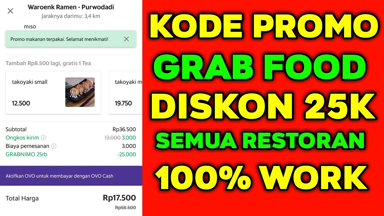 KODE PROMO GRAB FOOD PART 2 - YouTube