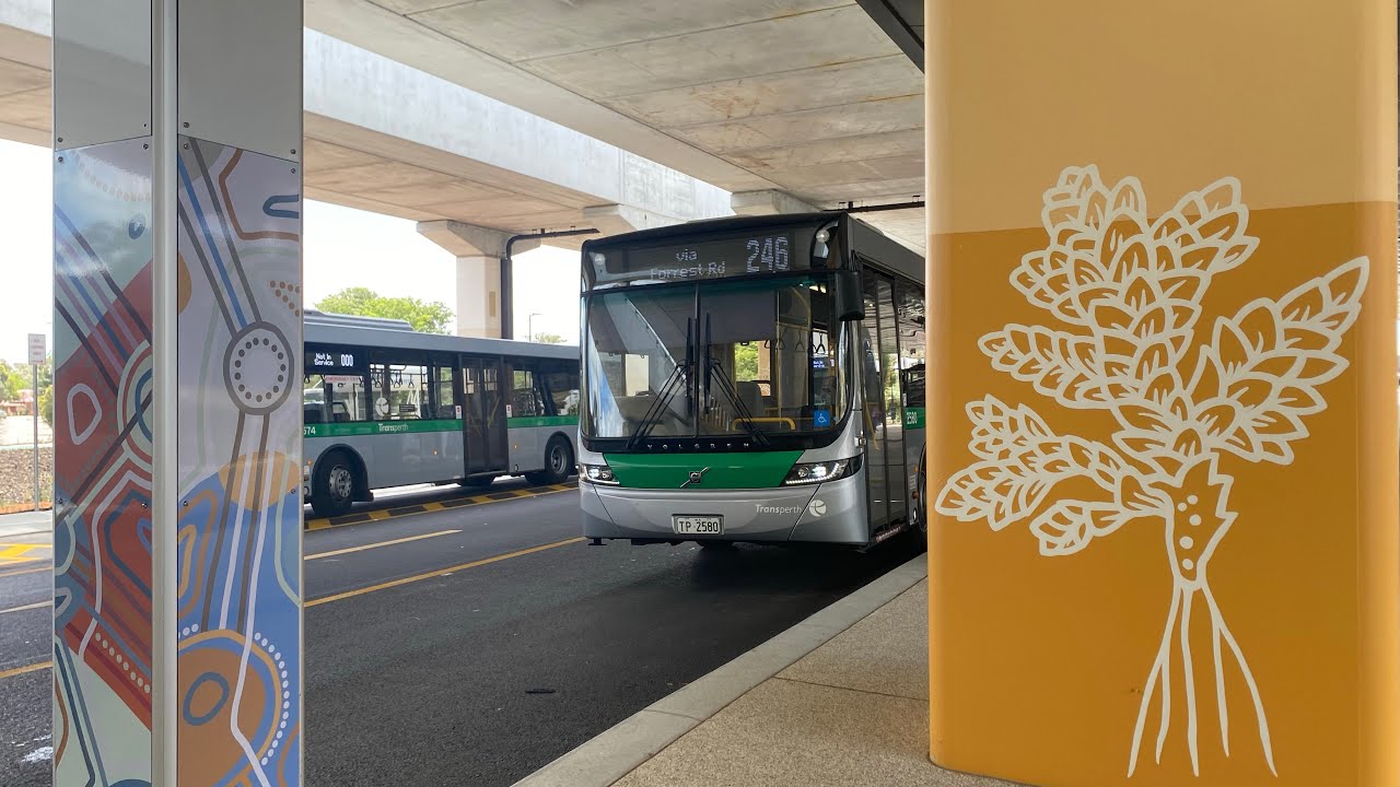 Part 6 of going on the new byford bus routes. Bus route 246 with TP2580 ...
