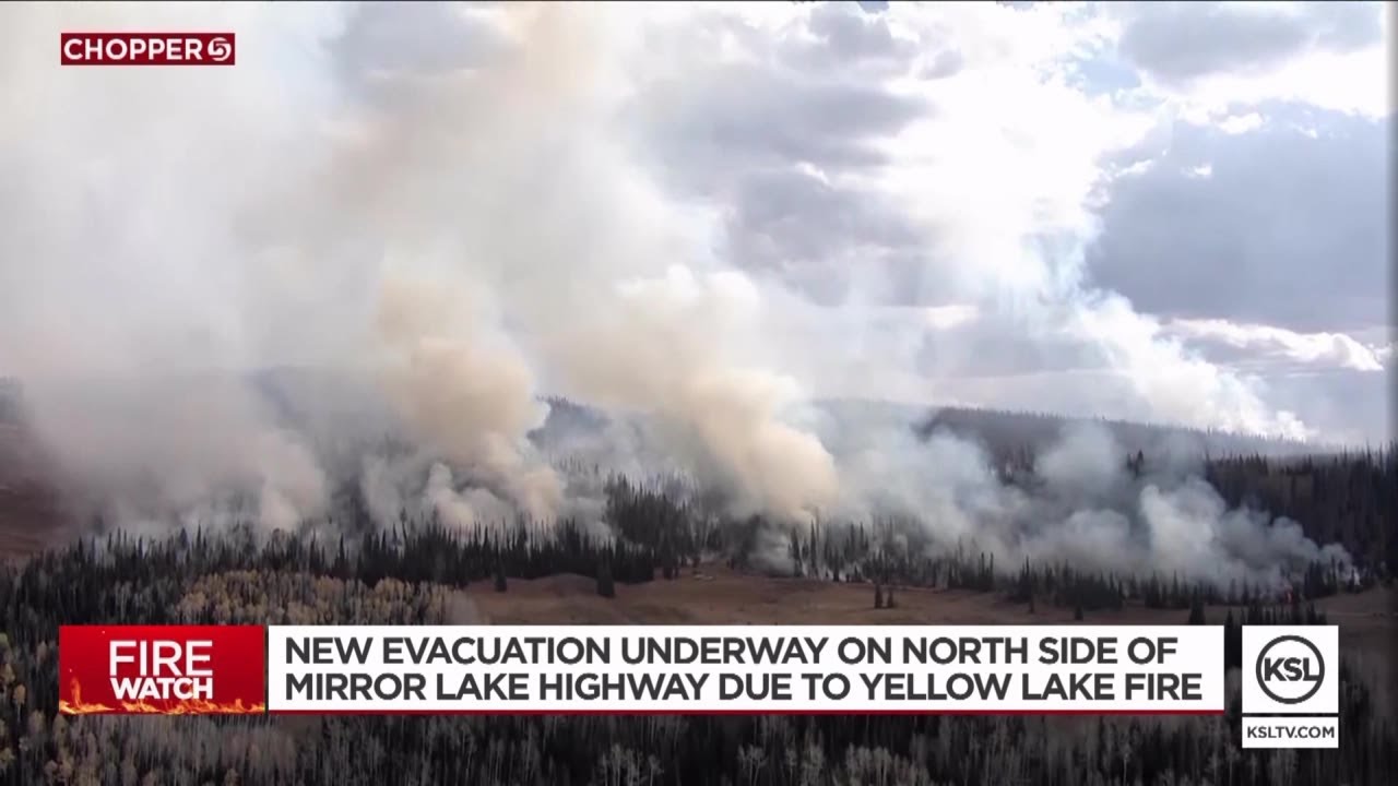 More evacuations in Yellow Lake Fire, closure zone grows - YouTube