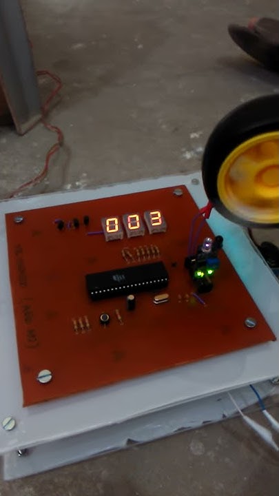 Digital Contactless Tachometer using AT89C51(8051) microcontroller - YouTube