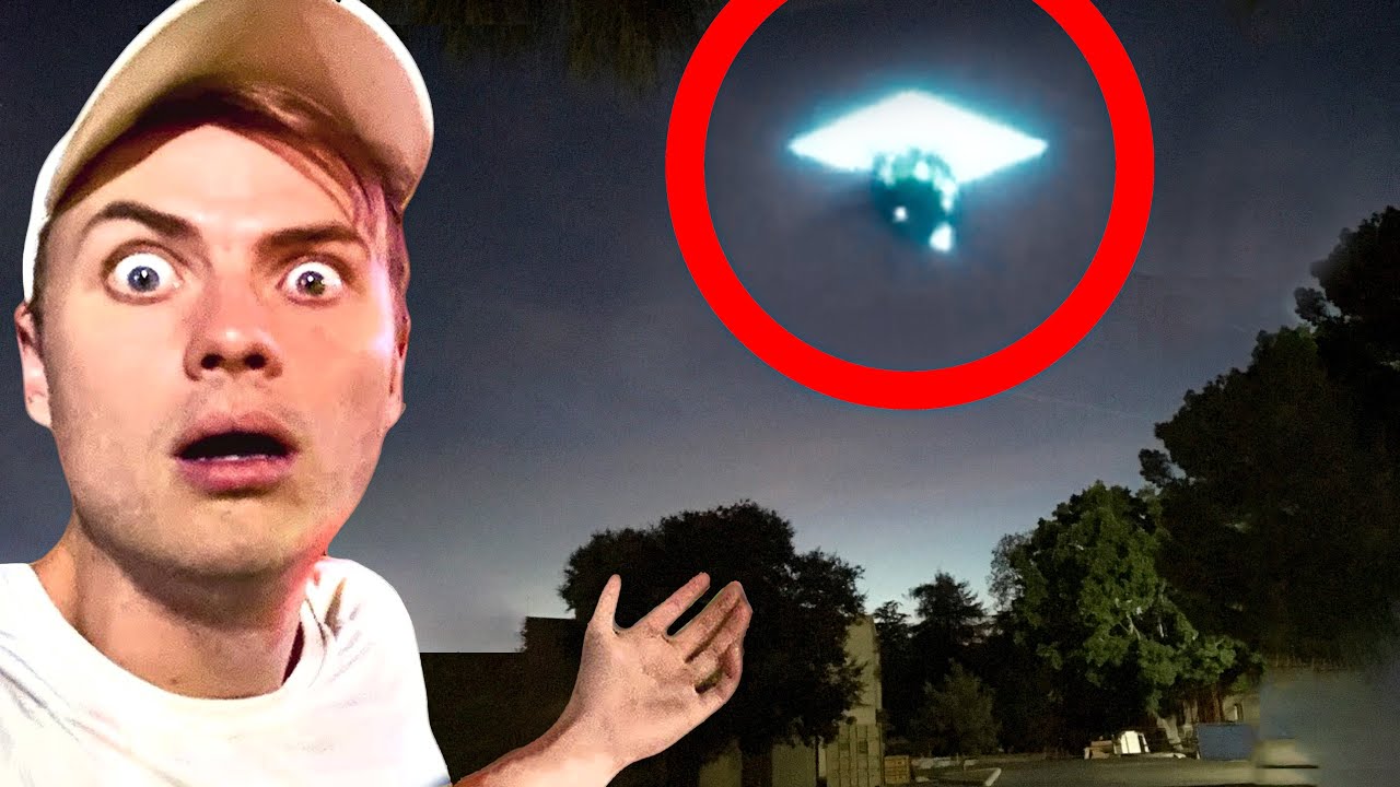 I saw a ufo (caught on camera) - YouTube