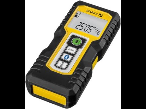 Stabila Laser Distance Measurer - YouTube
