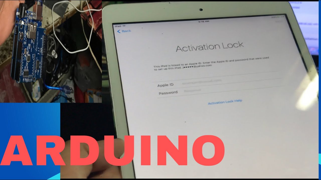 IPAD 2 BYPASS ICLOUD APPLE ID USING ARDUINO FOR MAC OS ONLY - YouTube