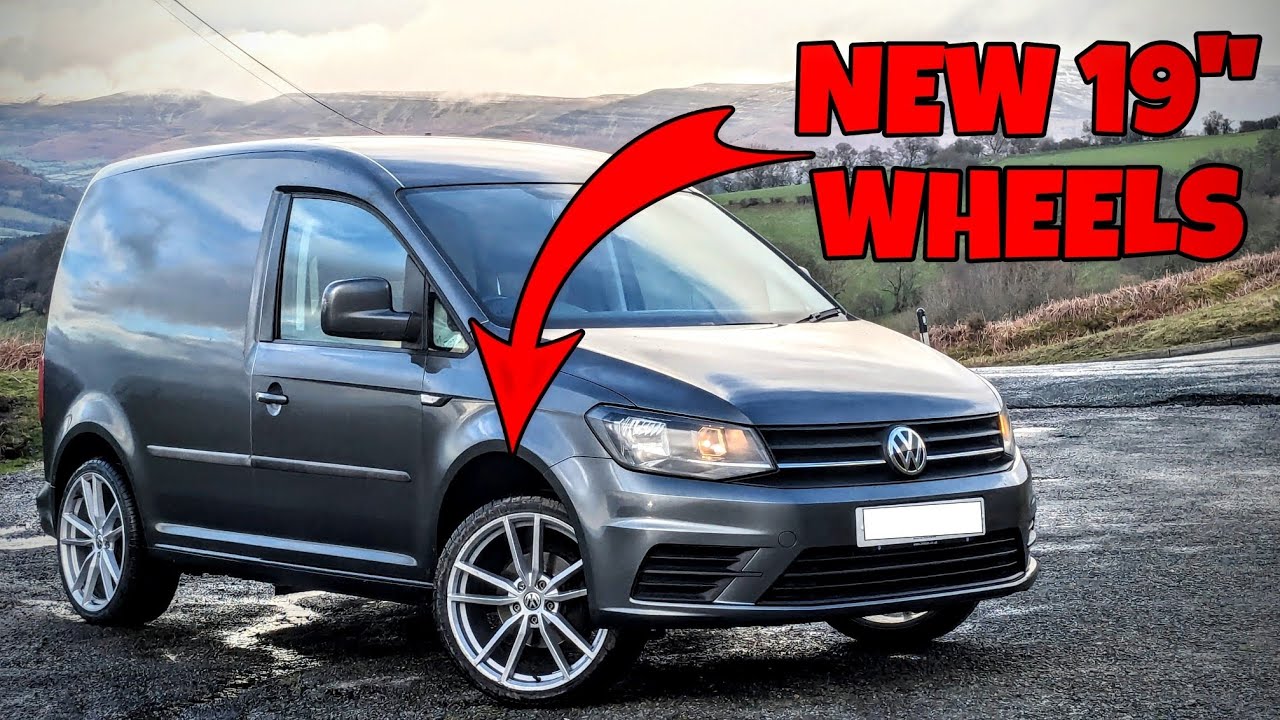 Fitting New Wheels To My VW Caddy! | 19" Pretoria Style Alloys - YouTube