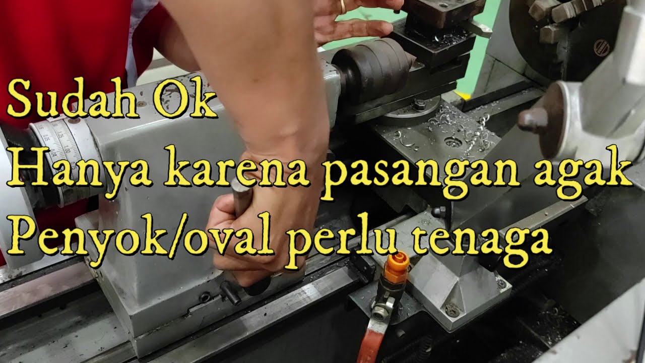 Perbaikan handle tailstock | Mengatasi Baut Patah - YouTube