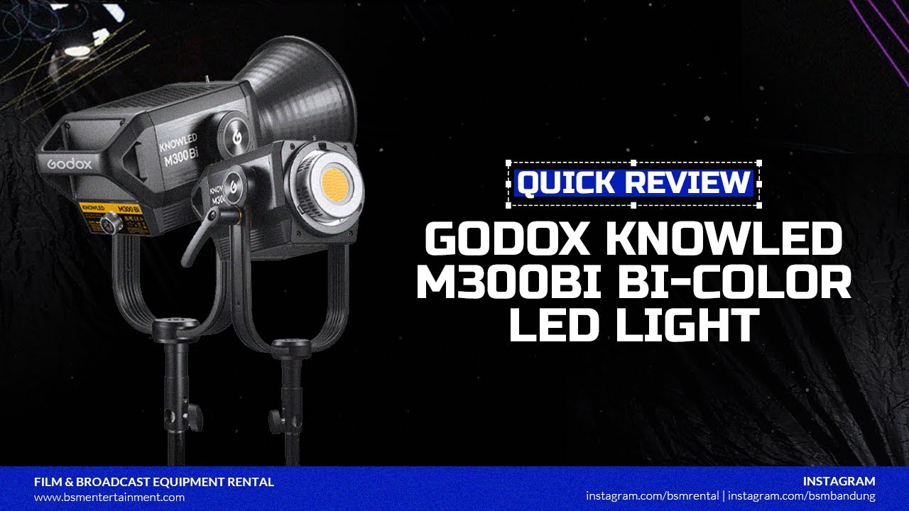 Godox Knowled M300 BI Bi-Colour LED Light | Quick Review Indonesia ...