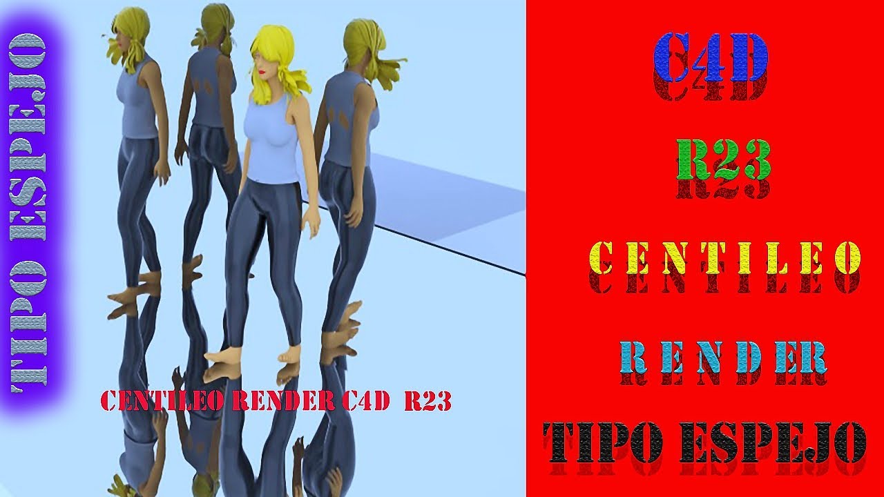 CentiLeo Render C4D R23 : ESPEJO MULTIPLES - YouTube