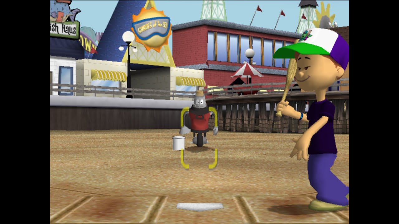 Backyard Baseball PS2 Batting Practice 3 - YouTube