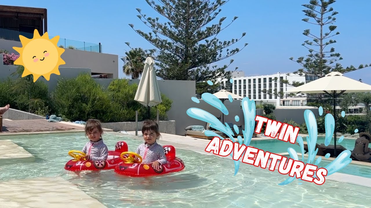 "Baby Twin Adventures in Greece! 🌞 Family Fun | Beaches, Bays & Happy ...