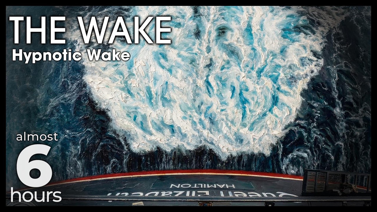 THE WAKE | Hypnotic Wake | Nearly 6 Hours of Real Cruise Ship Aft Views ...