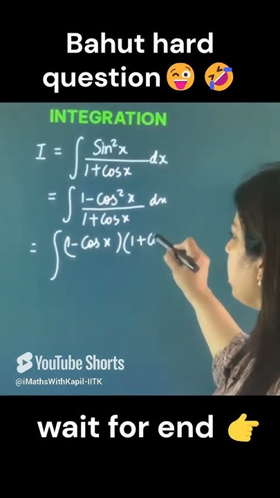 INTEGRATION QUESTION CLASS 12 (ICSE/CBSE) - YouTube