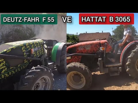 5 Ton Toprak Yüklü Karşılaştırma || DEUTZ-FAHR F 55 ve HATTAT B 3065