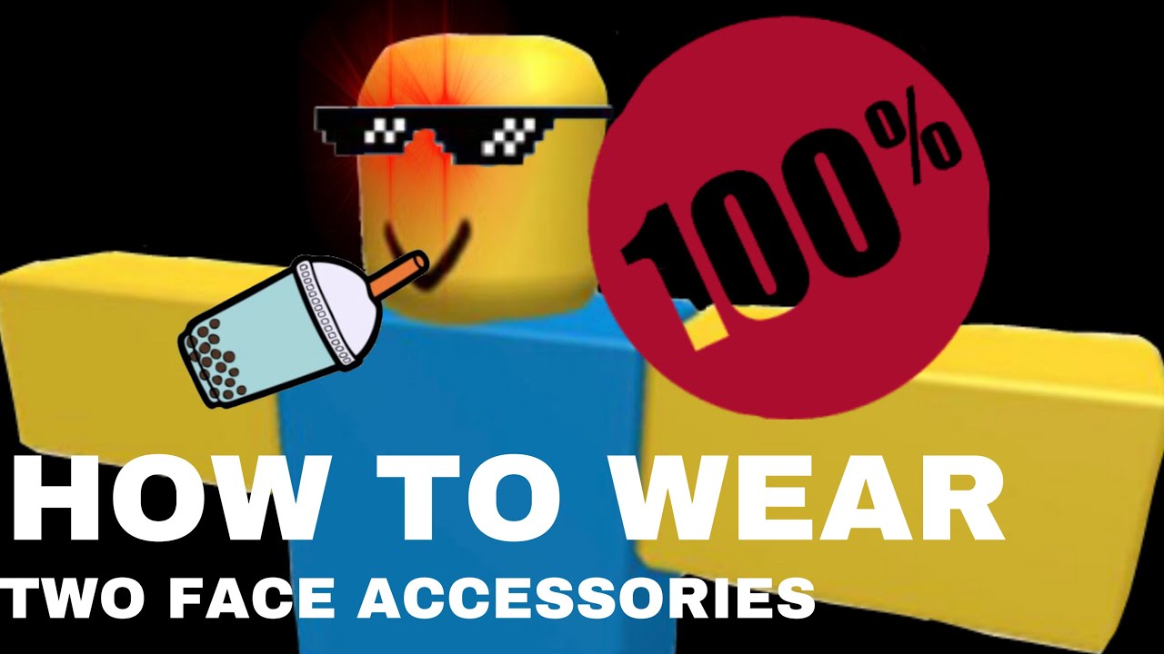 How to wear two face accessories on iPad/mobile/Pc *2021* (Roblox ...