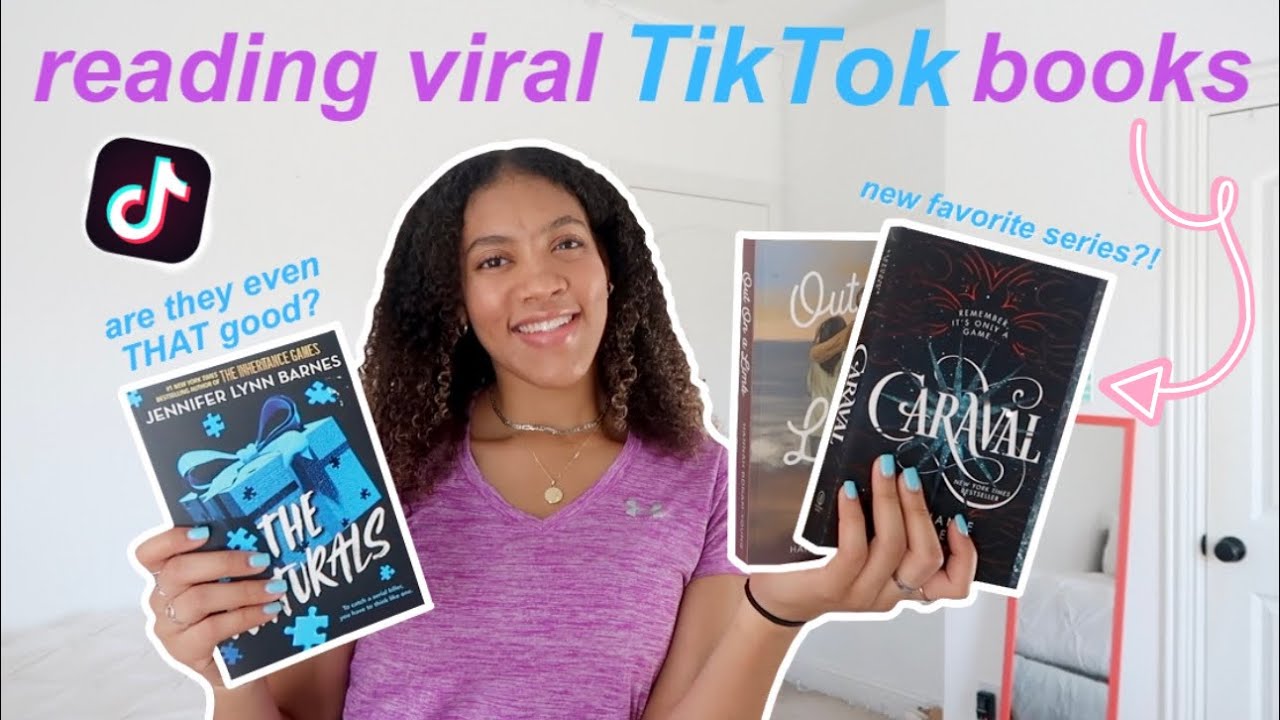 reading popular tiktok books! 💫 (spoiler free reading vlog) - YouTube