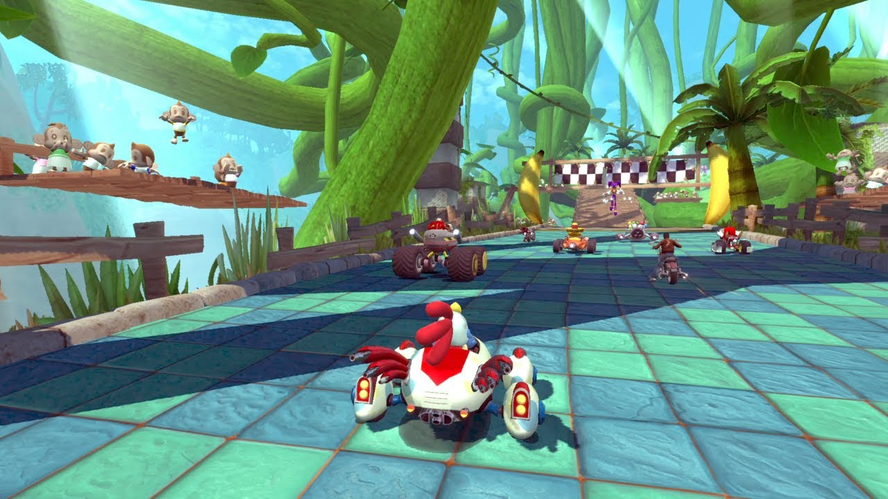 BILLY HATCHER Treetops 9 Laps Expert (Request) Sonic & Sega All-Stars ...