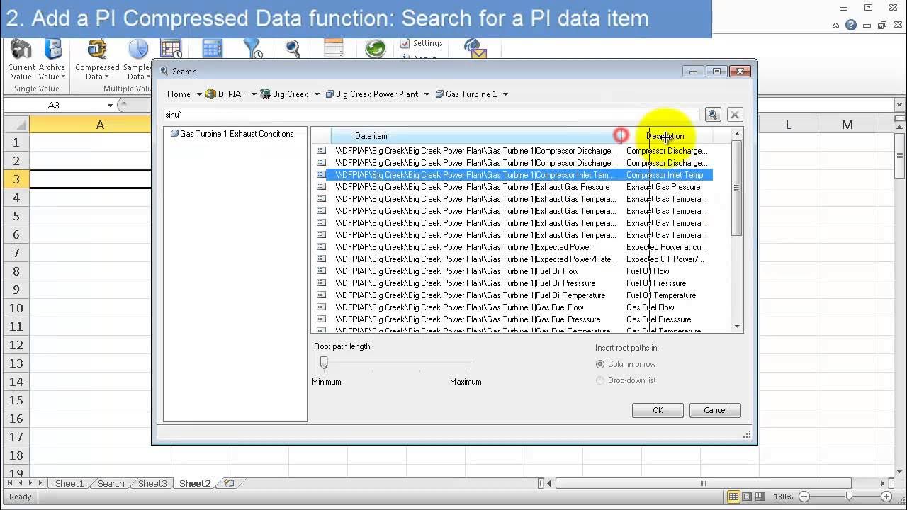 OSIsoft: Get Raw PI Data with the PI Compressed Data function (PI DL 2013 Excel Add-in) - YouTube