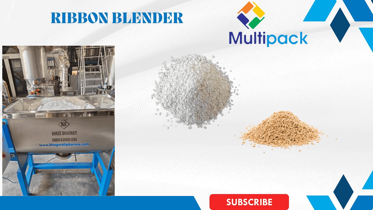 Ribbon Blender | Powder Mixing | industrial Mixer | #ribbonblender ...
