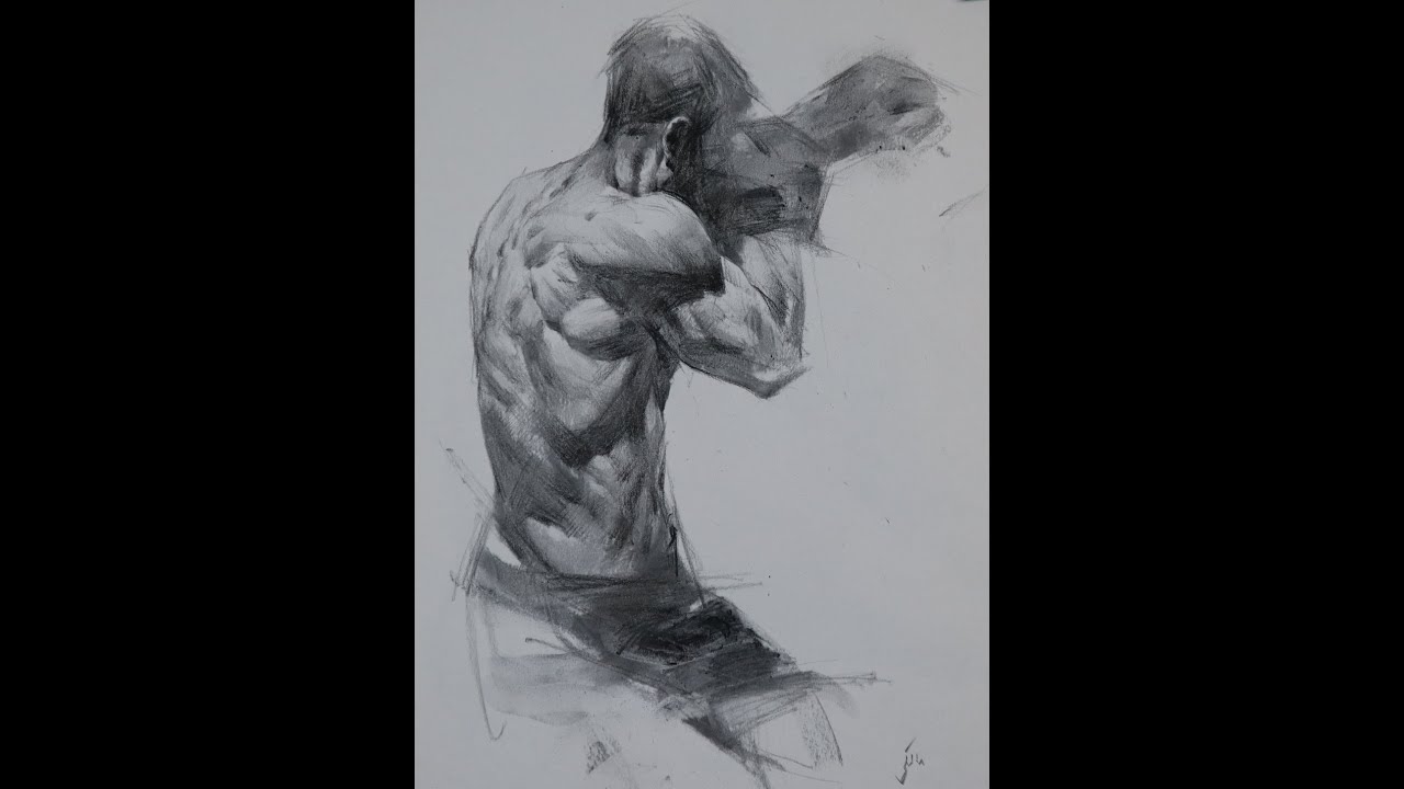 How to Study Anatomy and Muscles in Charcoal? - YouTube