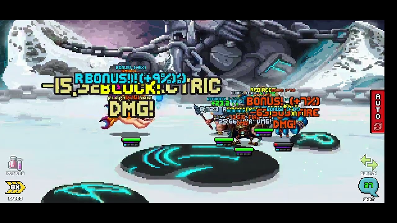 Bit Heroes Test run Perk without Clover - YouTube