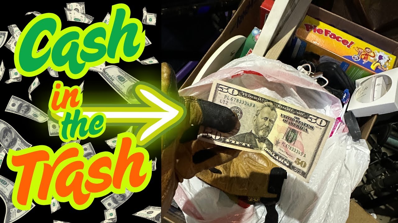 Cold Hard Cash In The Trash - YouTube