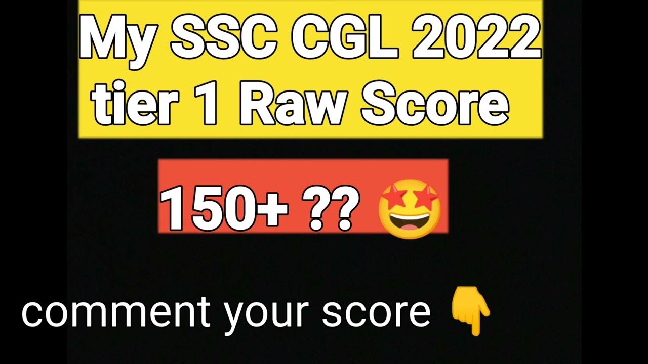 MY SSC CGL Tier 1 Marks 🤩 || - YouTube