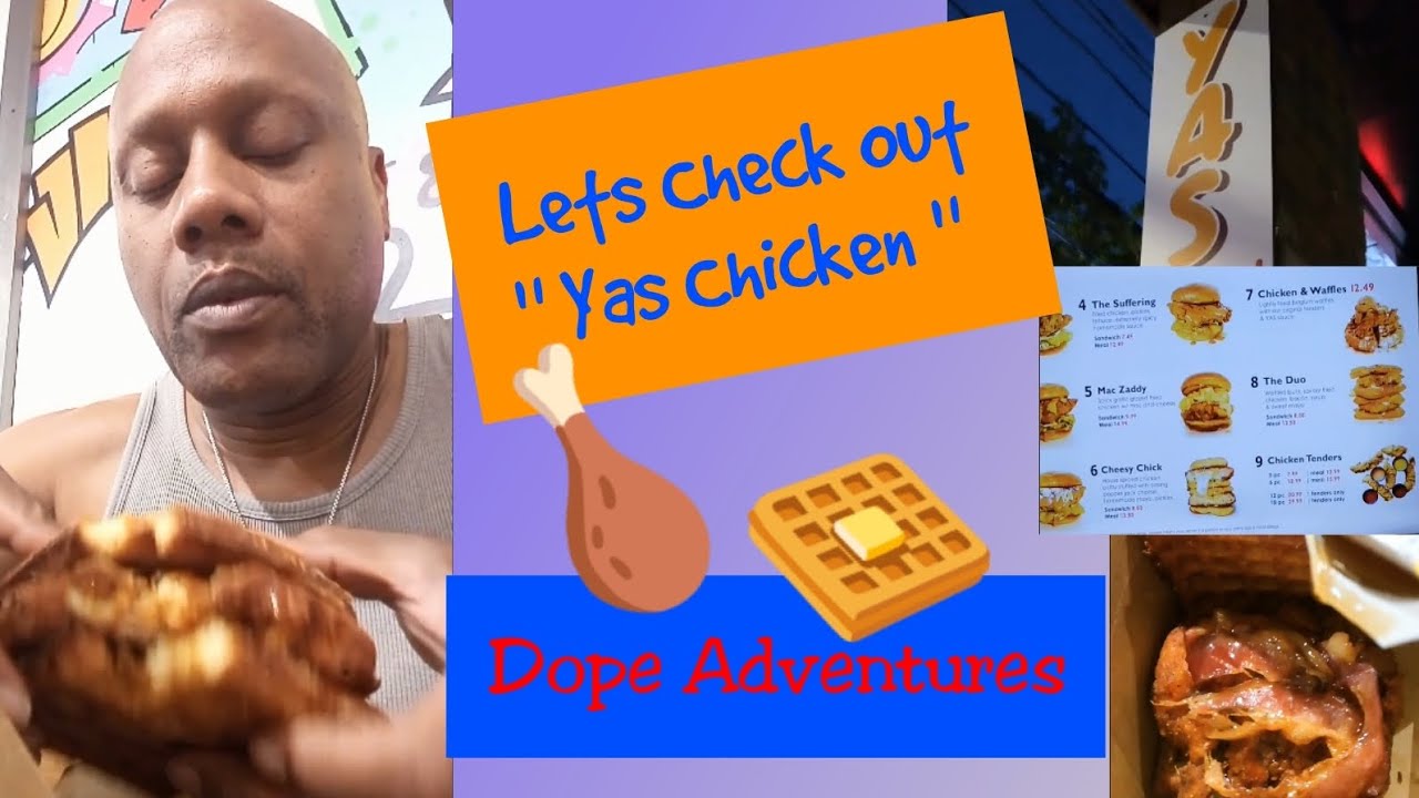 Dope Adventures: Yas Chicken |Chicken & Waffle Sandwich #eating #food # ...