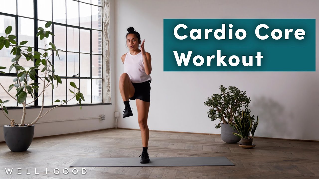 20 Minute Cardio Core Workout, Equipment Free | Trainer of the Month ...
