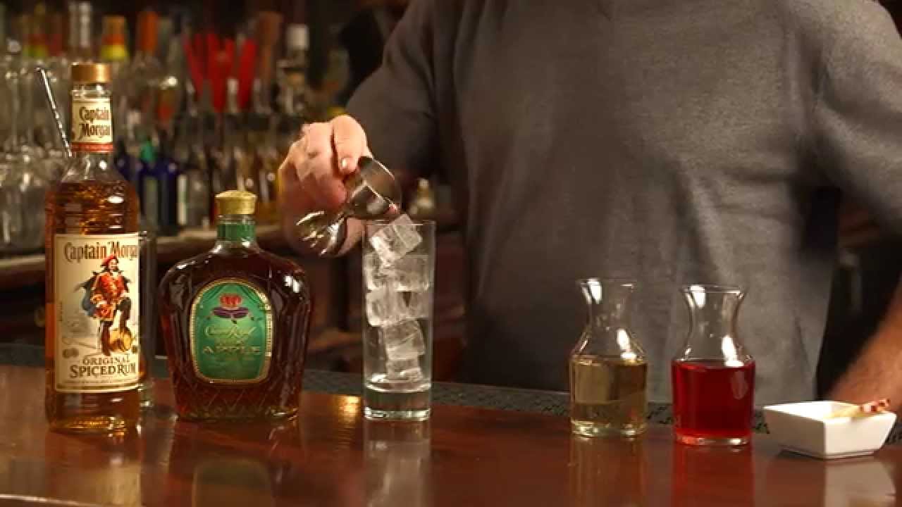 How to Make a Spiced Apple with Captain Morgan and Crown Royal Regal ...