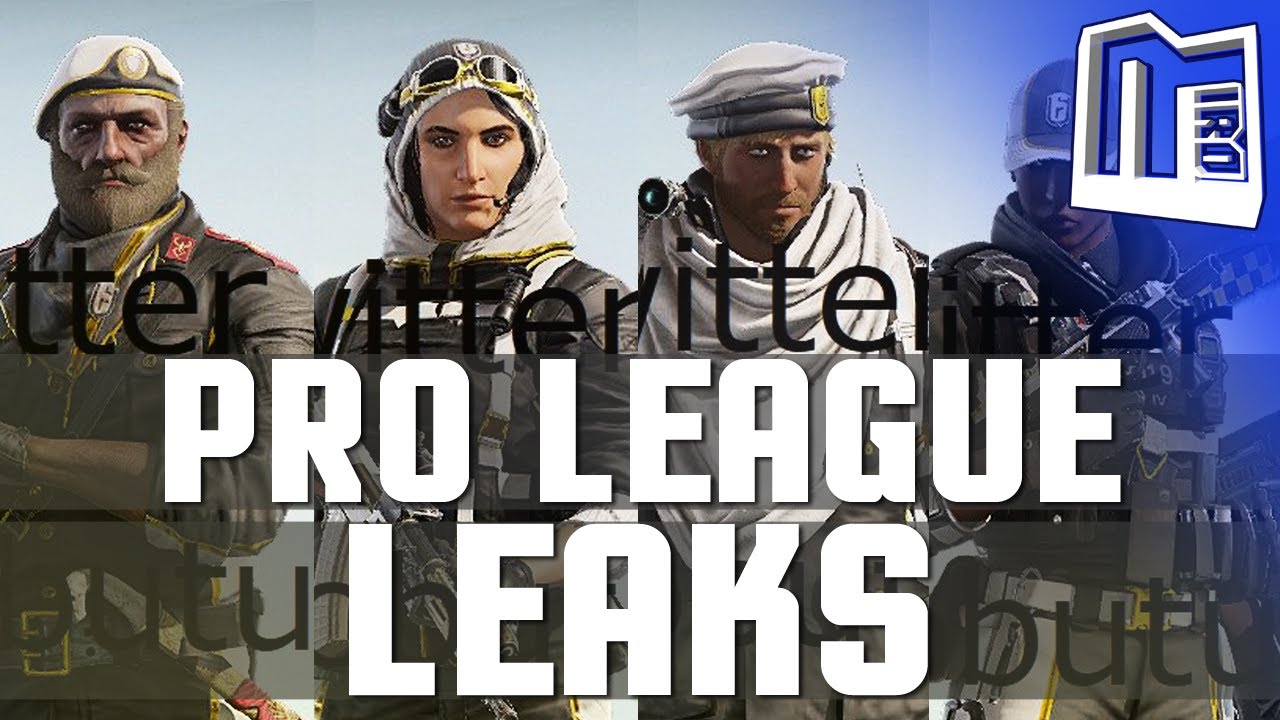 Die letzten 4 Pro League Sets Rainbow Six Siege Leaks - YouTube