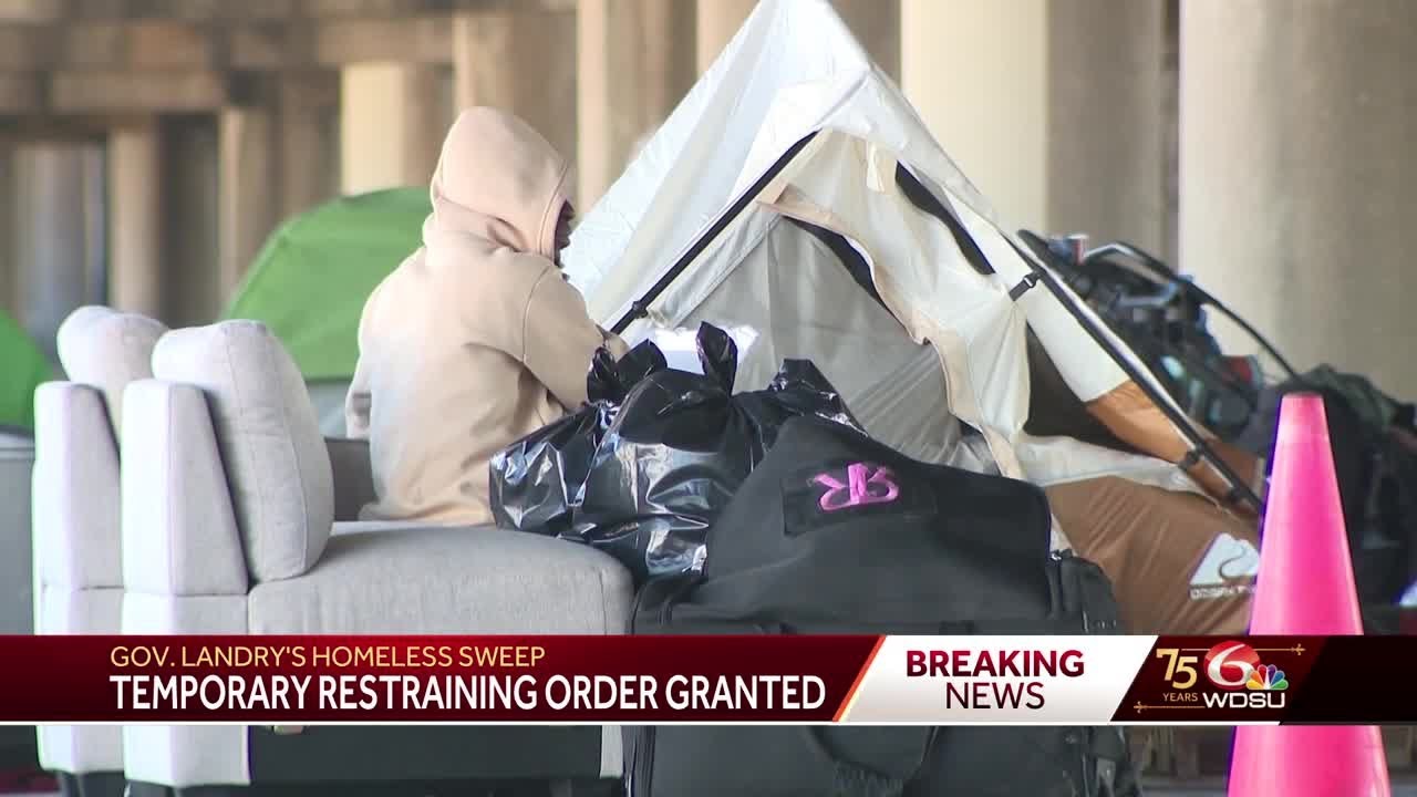 New Orleans judge grants TRO to halt sweep of homeless encampments in ...