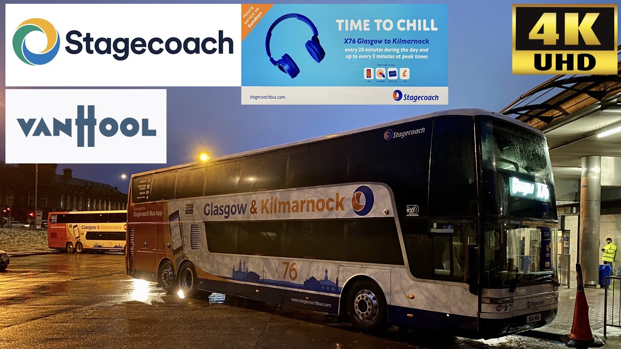[Stagecoach West Scotland: X76 Glasgow to Kilmarnock] Van Hool ...