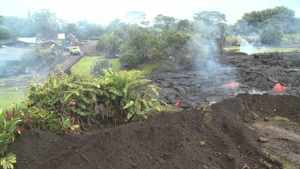 Puna lava flow creeps closer to Hawaii's Pahoa village - 29 October ...