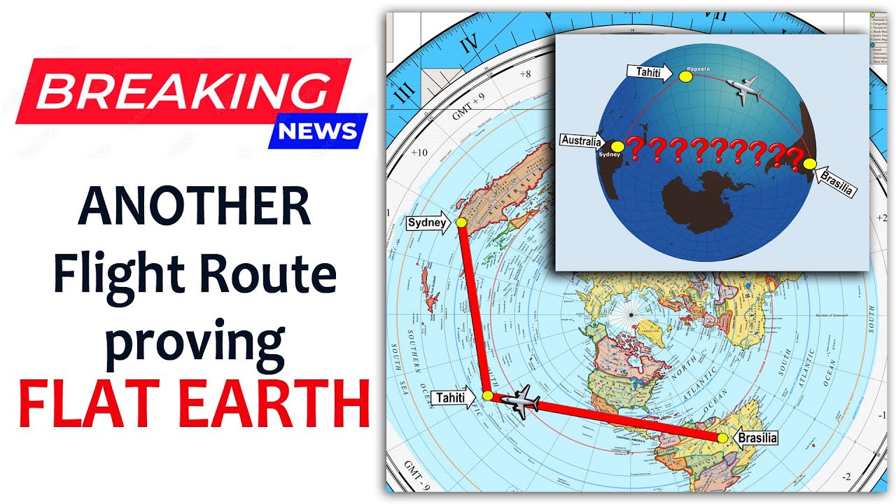 BREAKING NEWS: Another Flight Route Proving FLAT EARTH - YouTube