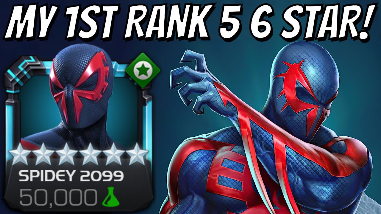 6 Star Rank 5 SPIDEY 2099 Gameplay - 40+ ENDGAME BOSSES!! SUPERIOR ...