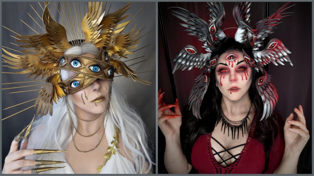 Halloween with a Twist- Fallen Angel - YouTube