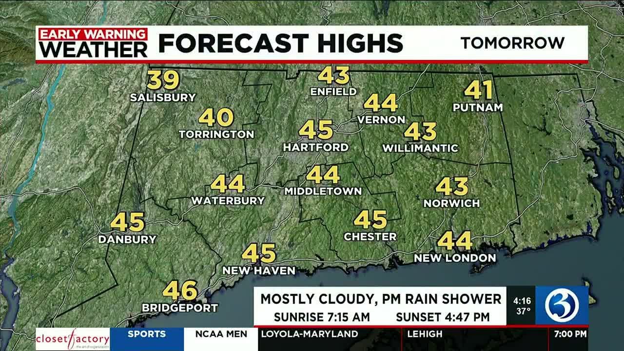 FORECAST: Rain showers possible Tuesday afternoon - YouTube